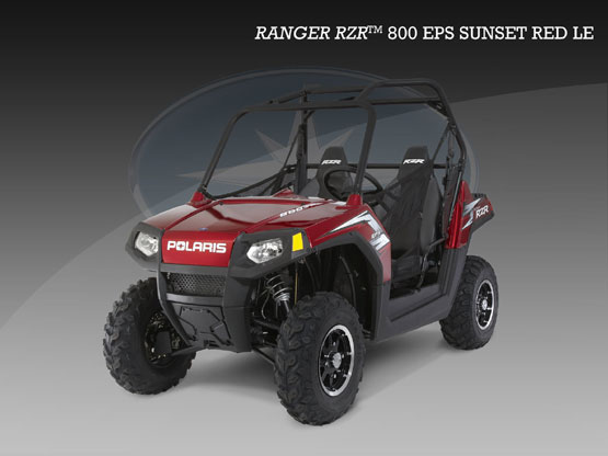2010 Polaris RZR EPS Sunset Red