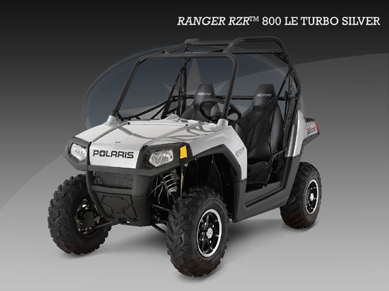 2010 Polaris Ranger RZR Turbo Silver