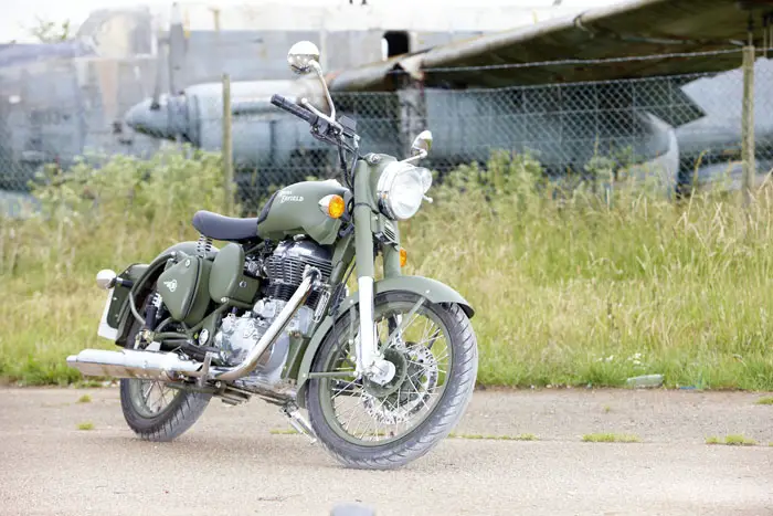 2013 Royal Enfield Bullet Classic Military Review