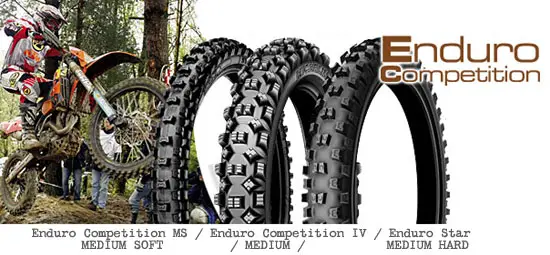 Total Motorcycle Tire/Tyre Guide - Michelin Enduro Competition MS Front